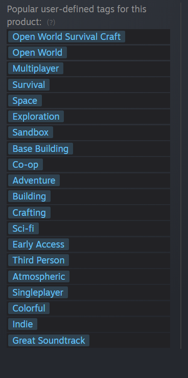 Tagging Your Project on the Steam Page - WTC Games Promotion
